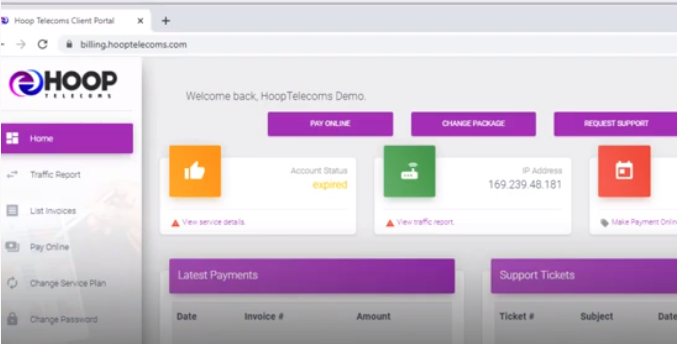 Understanding Your Dashboard - Hoop Telecoms Ltd